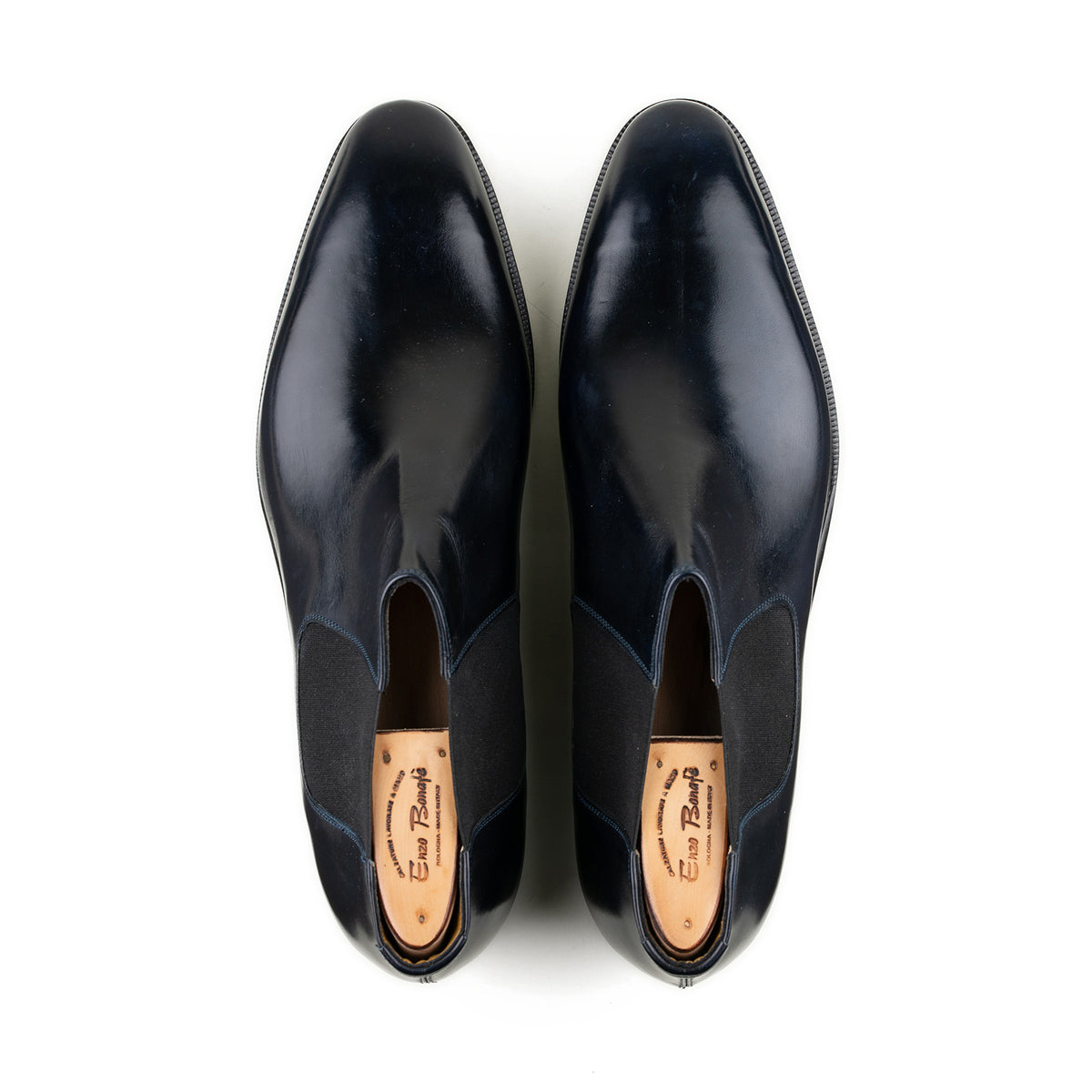Enzo Bonafè Style Cary Grant - Dark Blue Museum Calf – Mehra