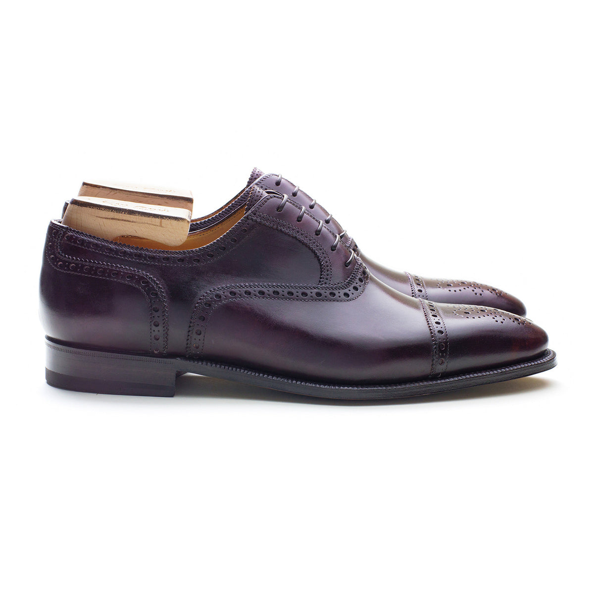 Enzo Bonafè Style 3579 - Plum Museum Calf – Mehra